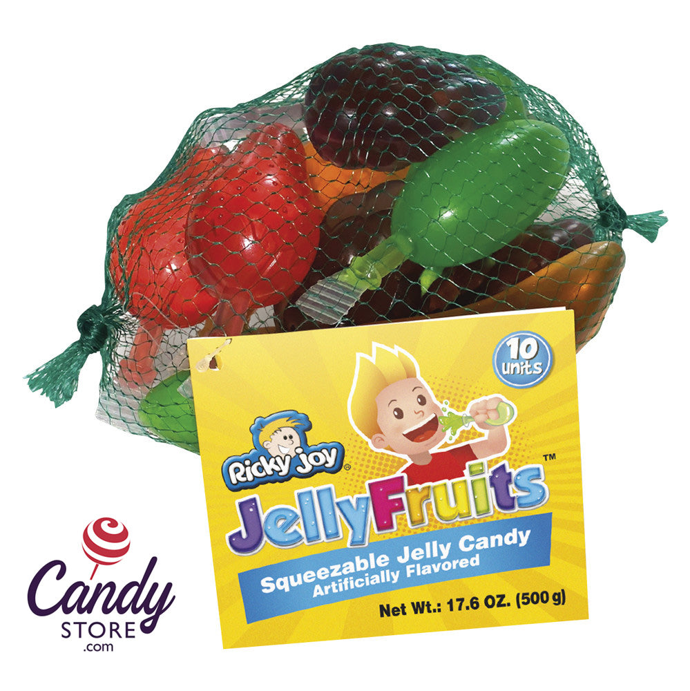 Ricky Joy Jelly Fruits 10-Piece 24ct Mesh Bags - CandyStore.com