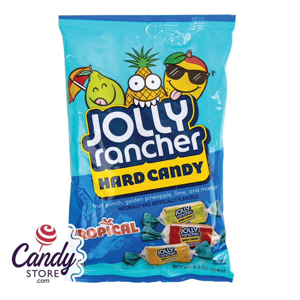 Jolly Rancher Tropical Flavor Candy 12ct Peg Bags - CandyStore.com