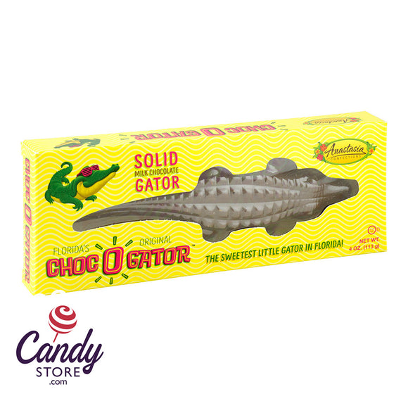 Junior Choc O Gator Solid Milk Chocolate 12ct - CandyStore.com