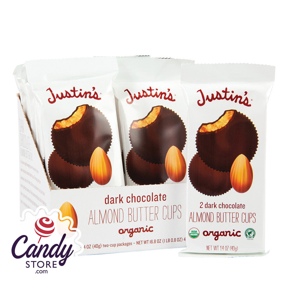 Justin's Dark Choc PB Cups 12-Pack 2ct - CandyStore.com