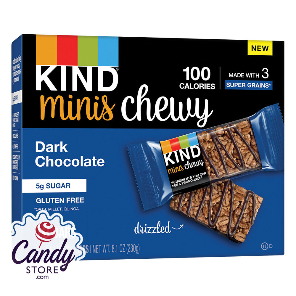 Kind Minis Chewy Dark Chocolate 10ct Boxes 8ct - CandyStore.com