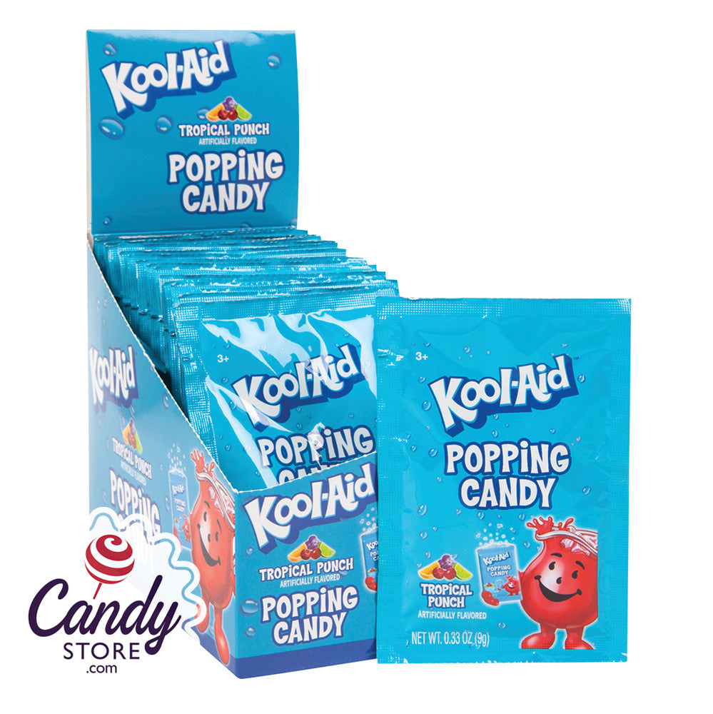 Kool-Aid Tropical Punch Popping Candy 20ct Pouches - CandyStore.com
