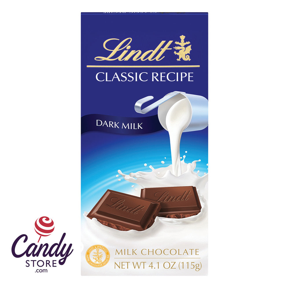 Lindt Classic Recipe 45% Milk Chocolate Bars 12ct - CandyStore.com