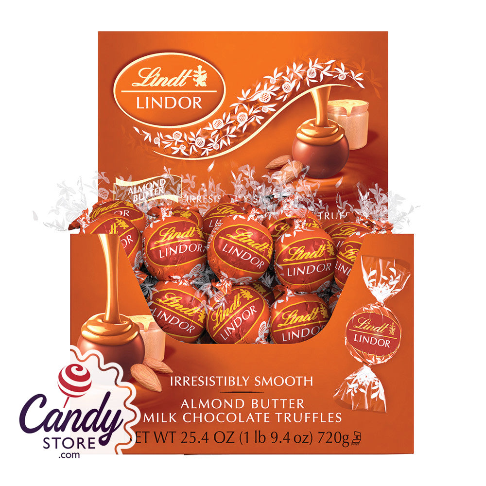 Lindt Lindor Milk Almond Butter Truffles 60ct - CandyStore.com