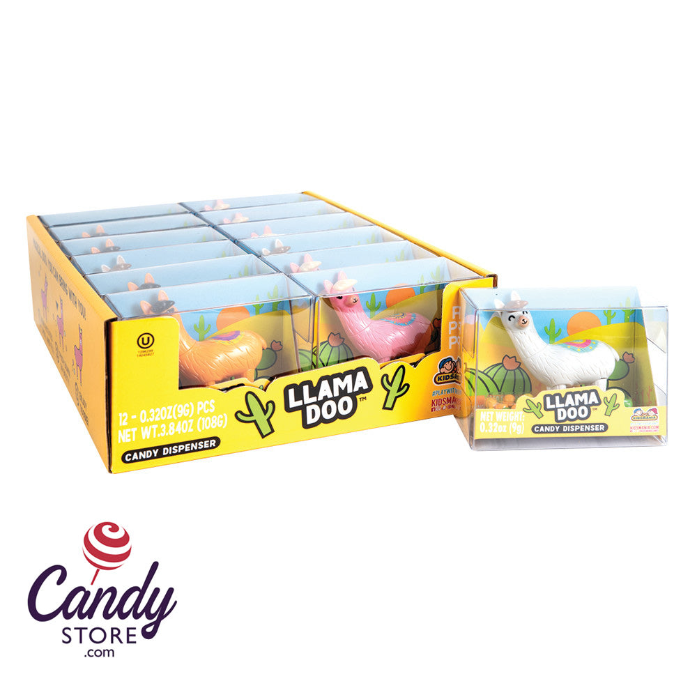 Llama Doo Candy Pooping Llama Dispenser 12ct - CandyStore.com
