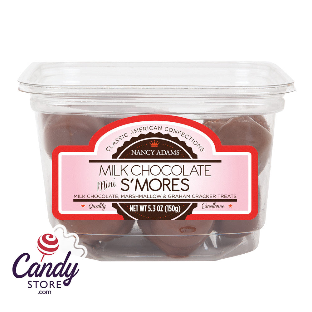 Milk Chocolate Mini Smores 12ct Tubs - CandyStore.com