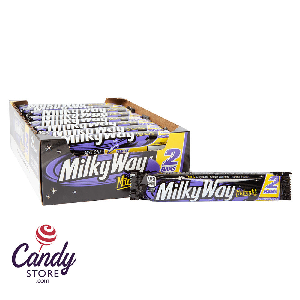 Milky Way Midnight Candy Bars 24ct Share Size Bars - CandyStore.com