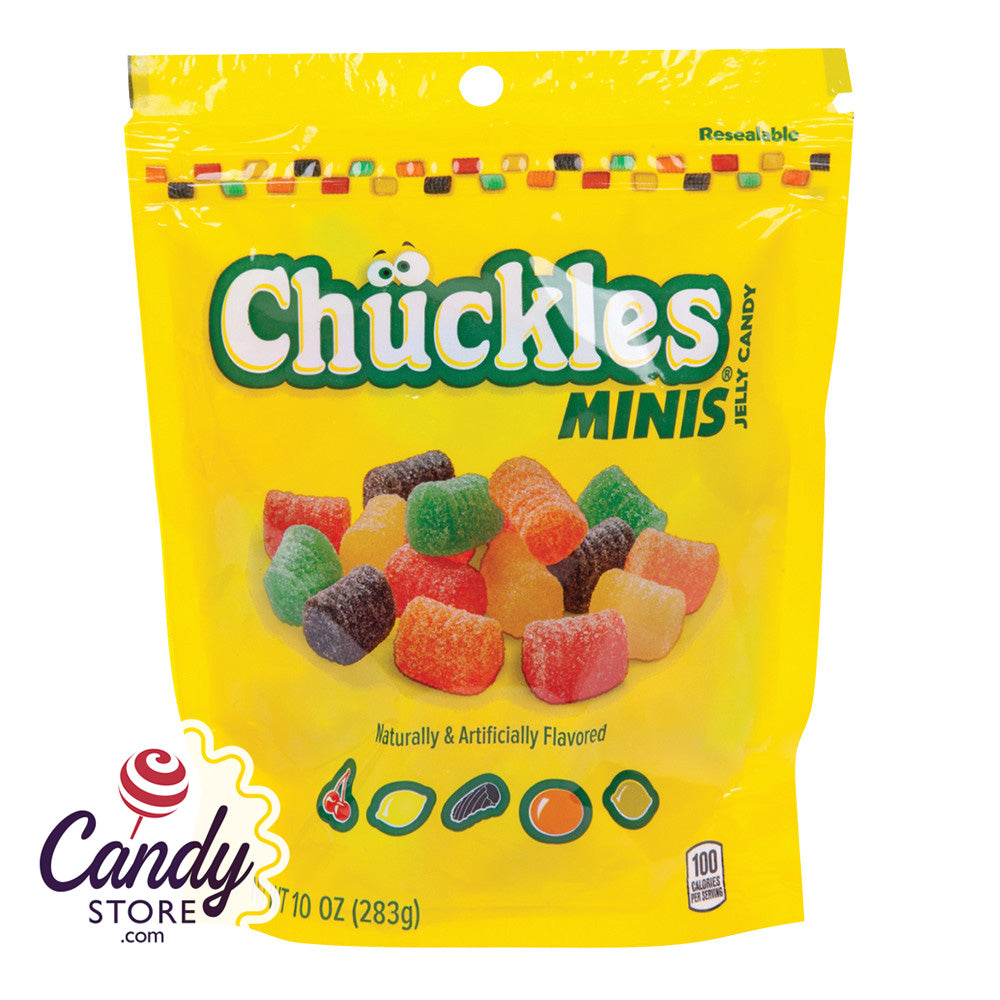 Mini Chuckles Jelly Candy Classic Assorted 6ct Bags - CandyStore.com