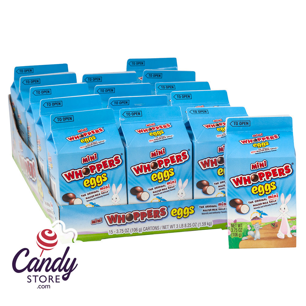 Whoppers Mini Easter Eggs 15ct Cartons - CandyStore.com