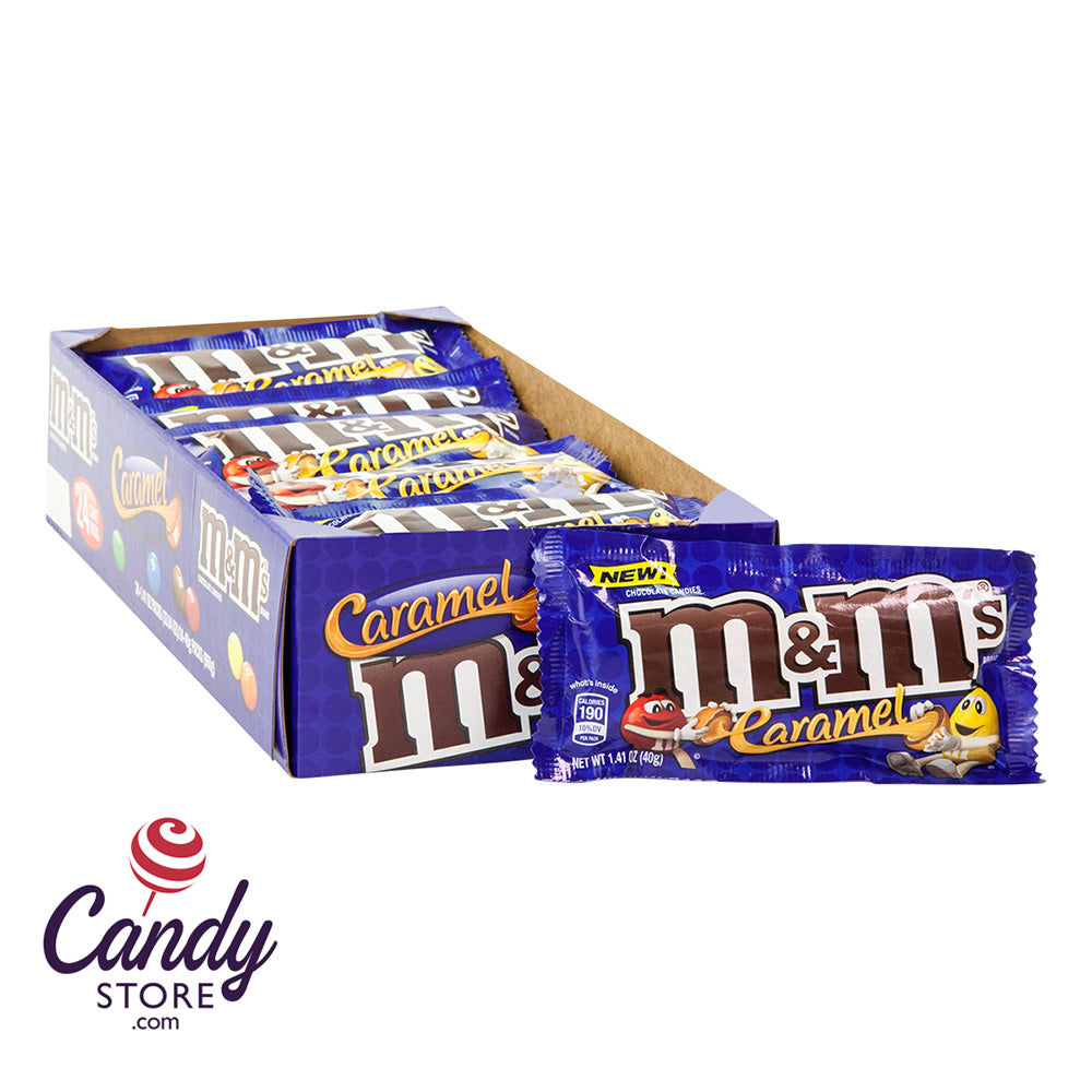 M&M's Caramel Candy 24ct Bags - CandyStore.com
