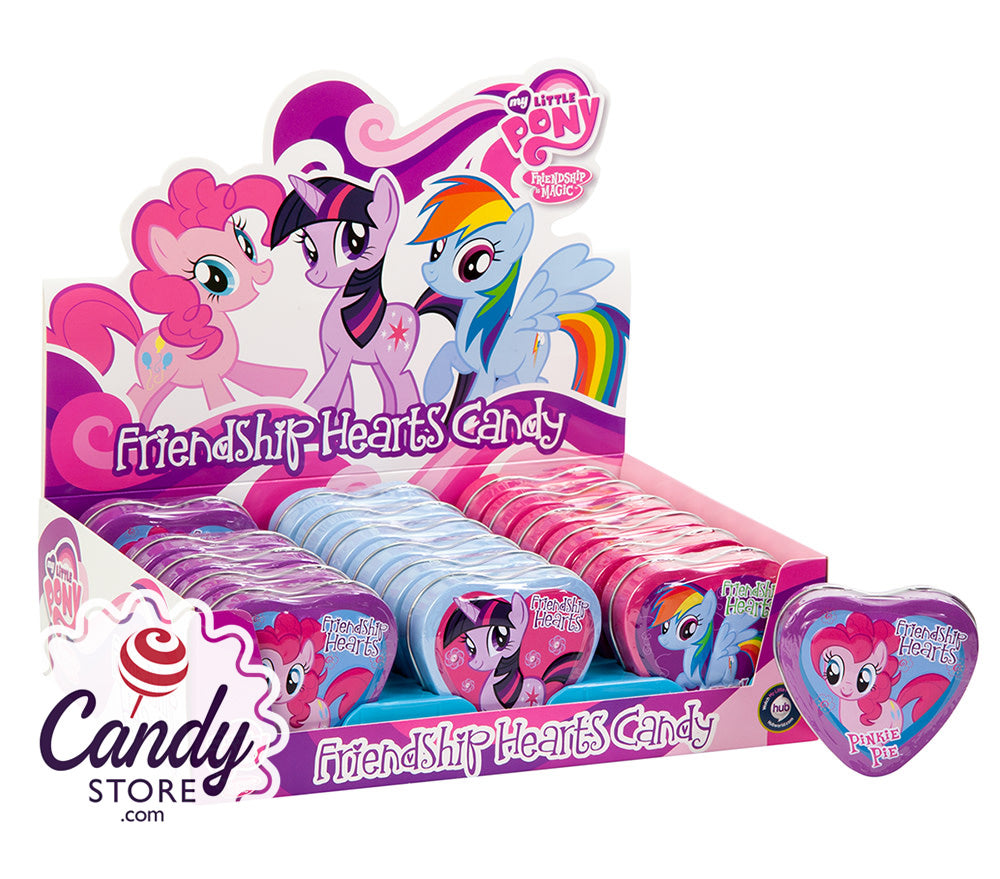 My Lil Pony Friendship Hearts-Shaped Candy Tins 18ct - CandyStore.com