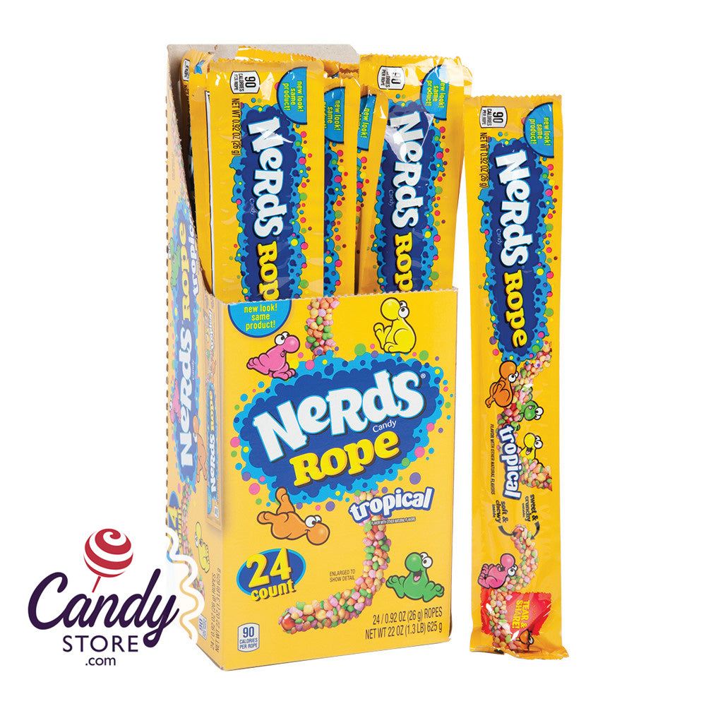 Nerds Ropes Tropical Flavor 24ct - CandyStore.com