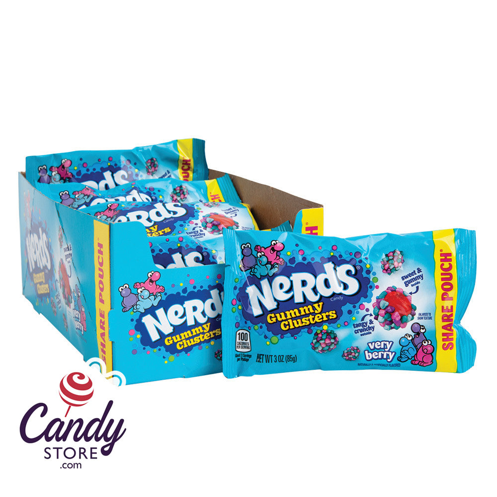Nerds Very Berry Gummy Clusters 12ct Bags - CandyStore.com