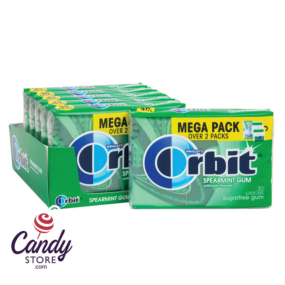 Orbit Gum Spearmint 6ct Mega Packs - CandyStore.com