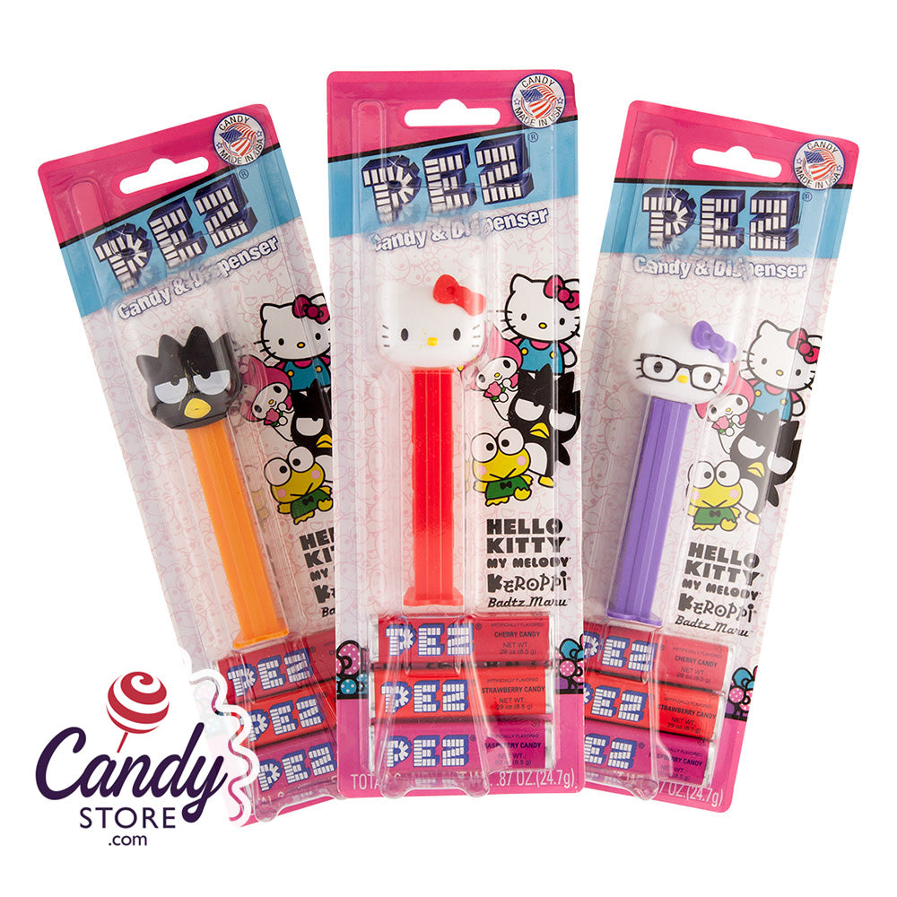 Pez Hello Kitty Blister Packs 12ct - CandyStore.com