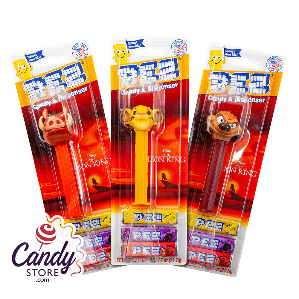 Pez Lion King Assortment Blister Packs 12ct - CandyStore.com