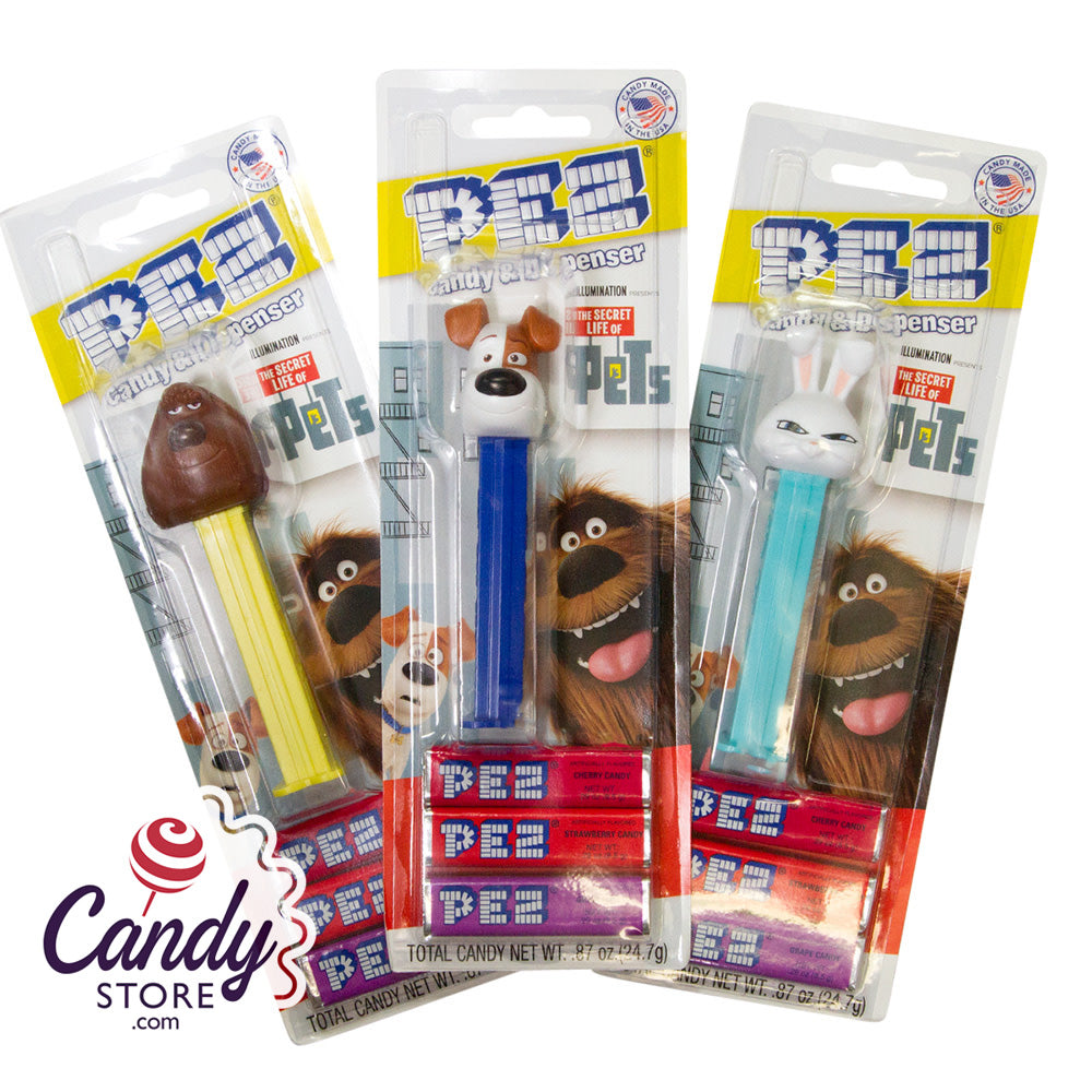 Pez Secret Life Of Pets Blister Packs 12ct - CandyStore.com