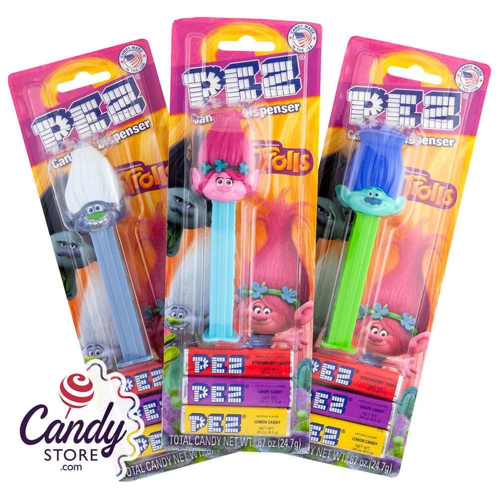 Pez Trolls Blister Packs 12ct - CandyStore.com