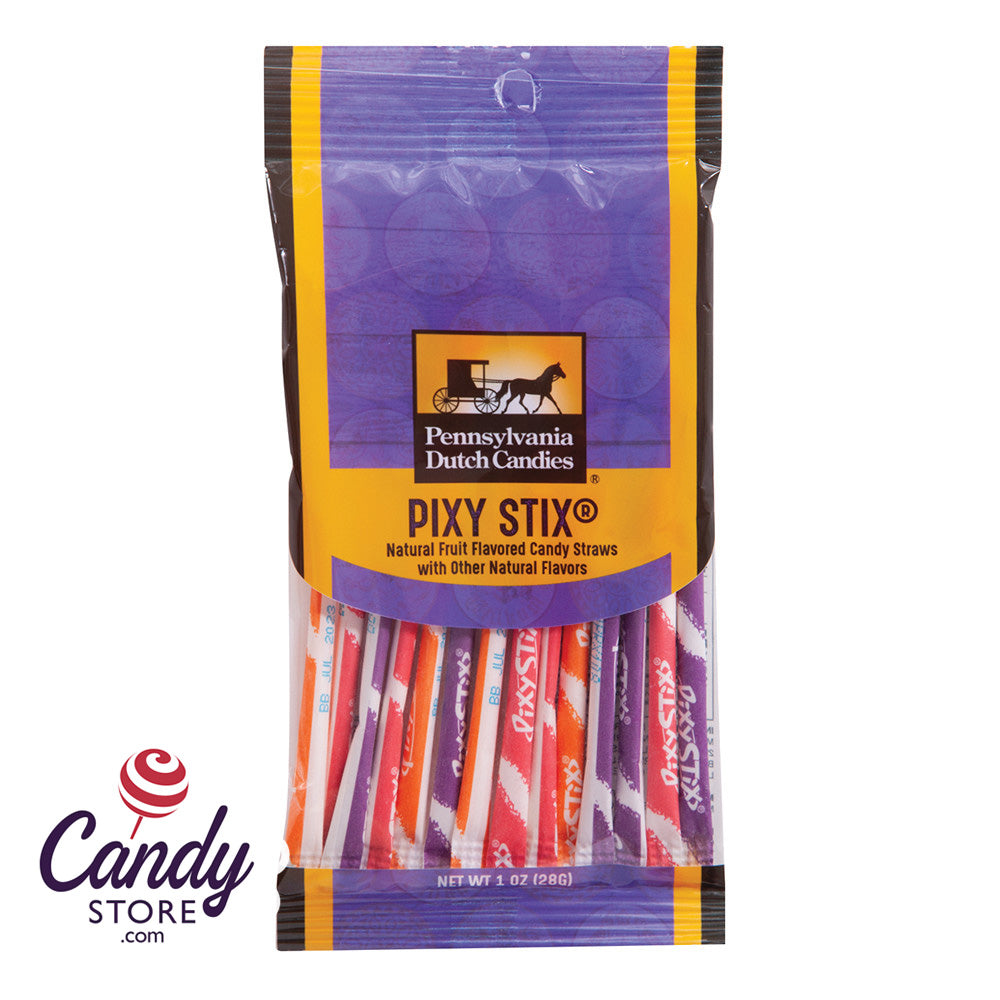 Pixy Stix Candy 12ct Peg Bags - CandyStore.com