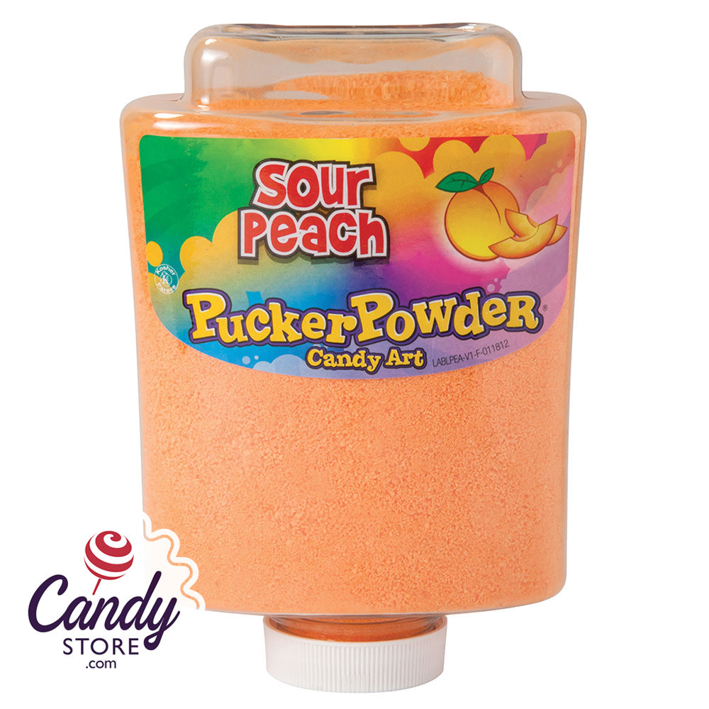 Pucker Powder Sour Orange Peach 1ct - CandyStore.com