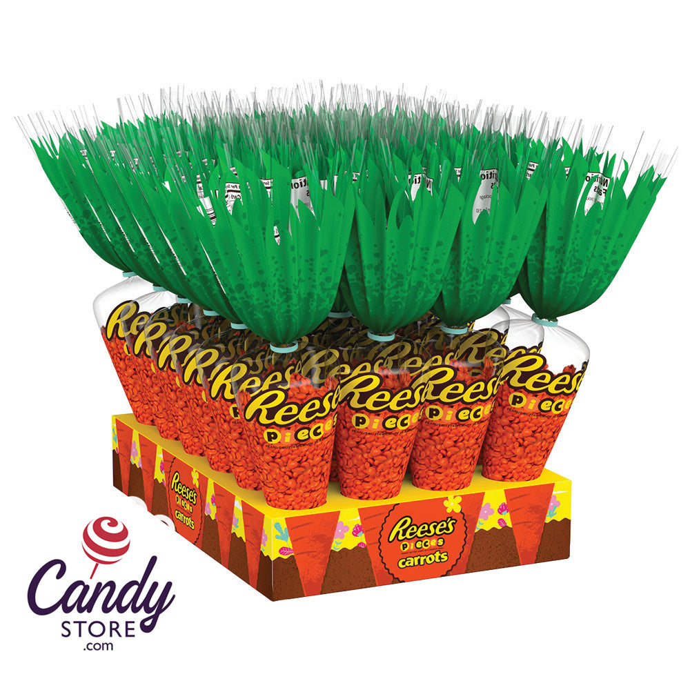 Reese's Pieces Carrot-Shaped Bags 24ct - CandyStore.com
