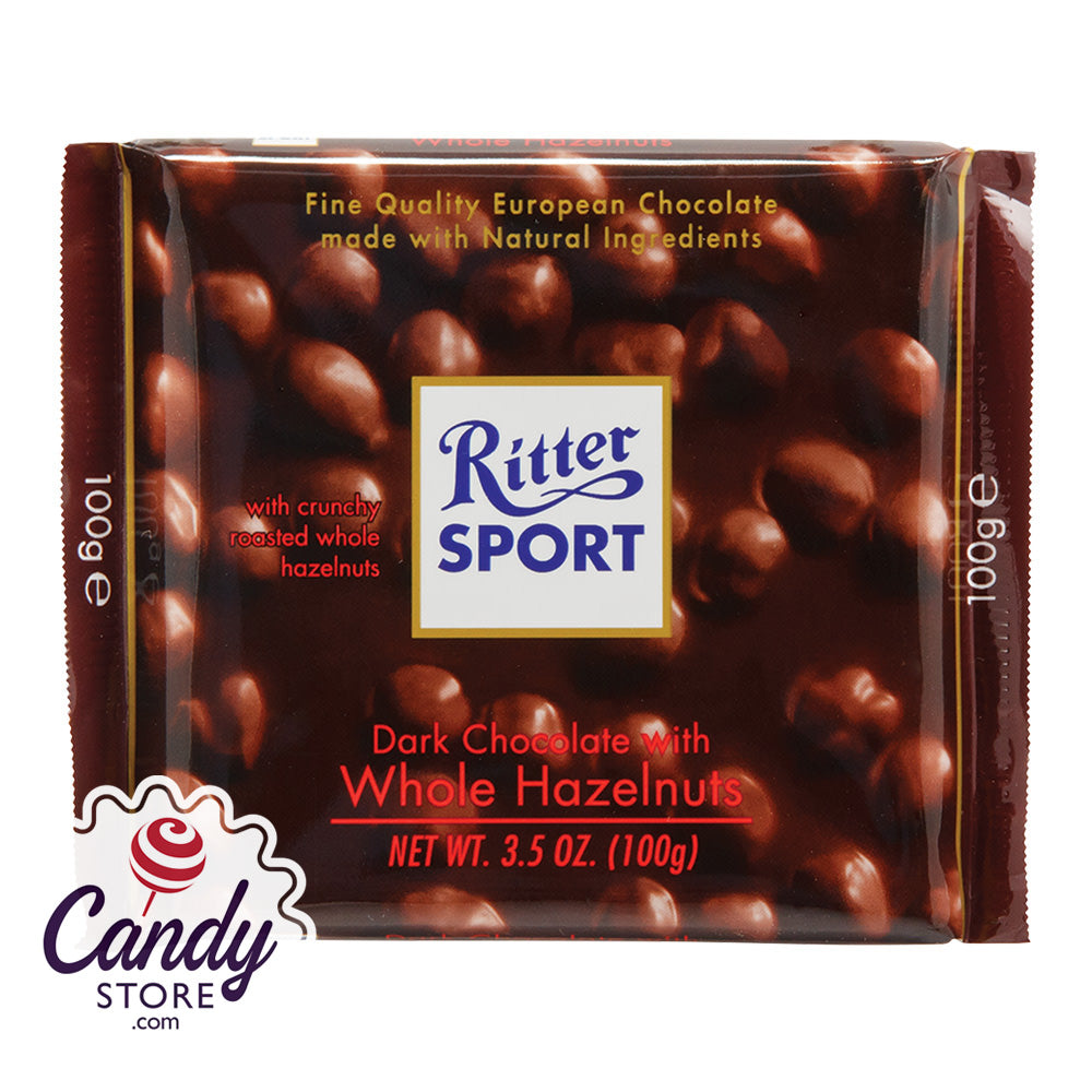 Ritter Sport Hazelnut Dark Chocolate Bars 10ct - CandyStore.com