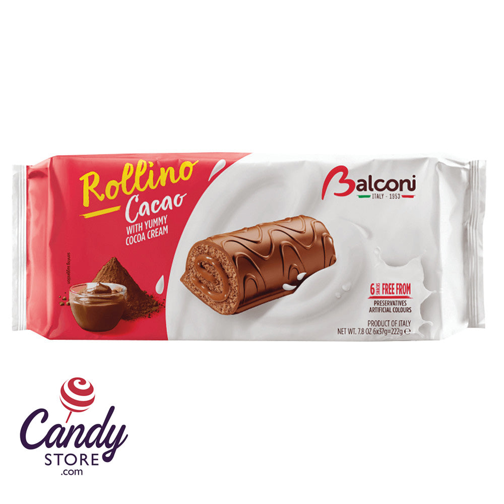 Rollino Cocoa Snack Cakes Balconi 20ct - CandyStore.com