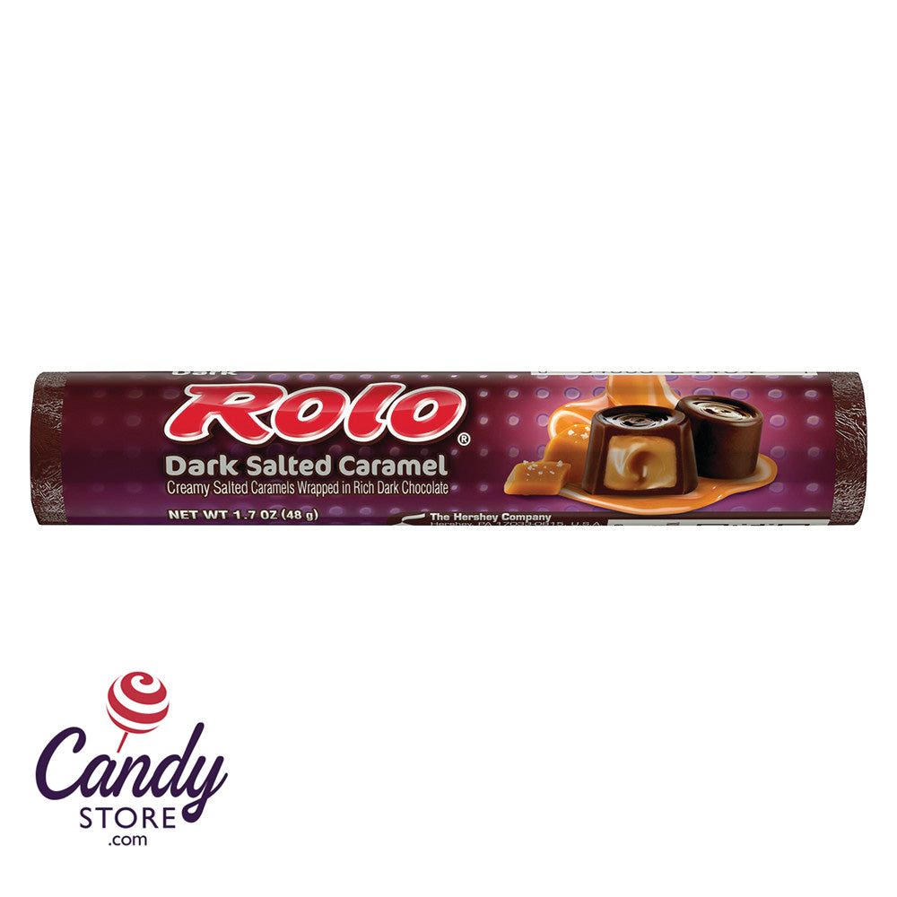 Rolo Dark Chocolate Salted Caramel Candy Rolls 36ct - CandyStore.com