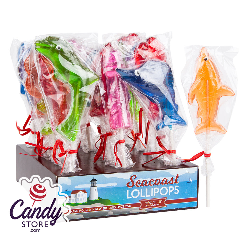 Seacoast Sea Animal Lollipops Assorted 24ct - CandyStore.com