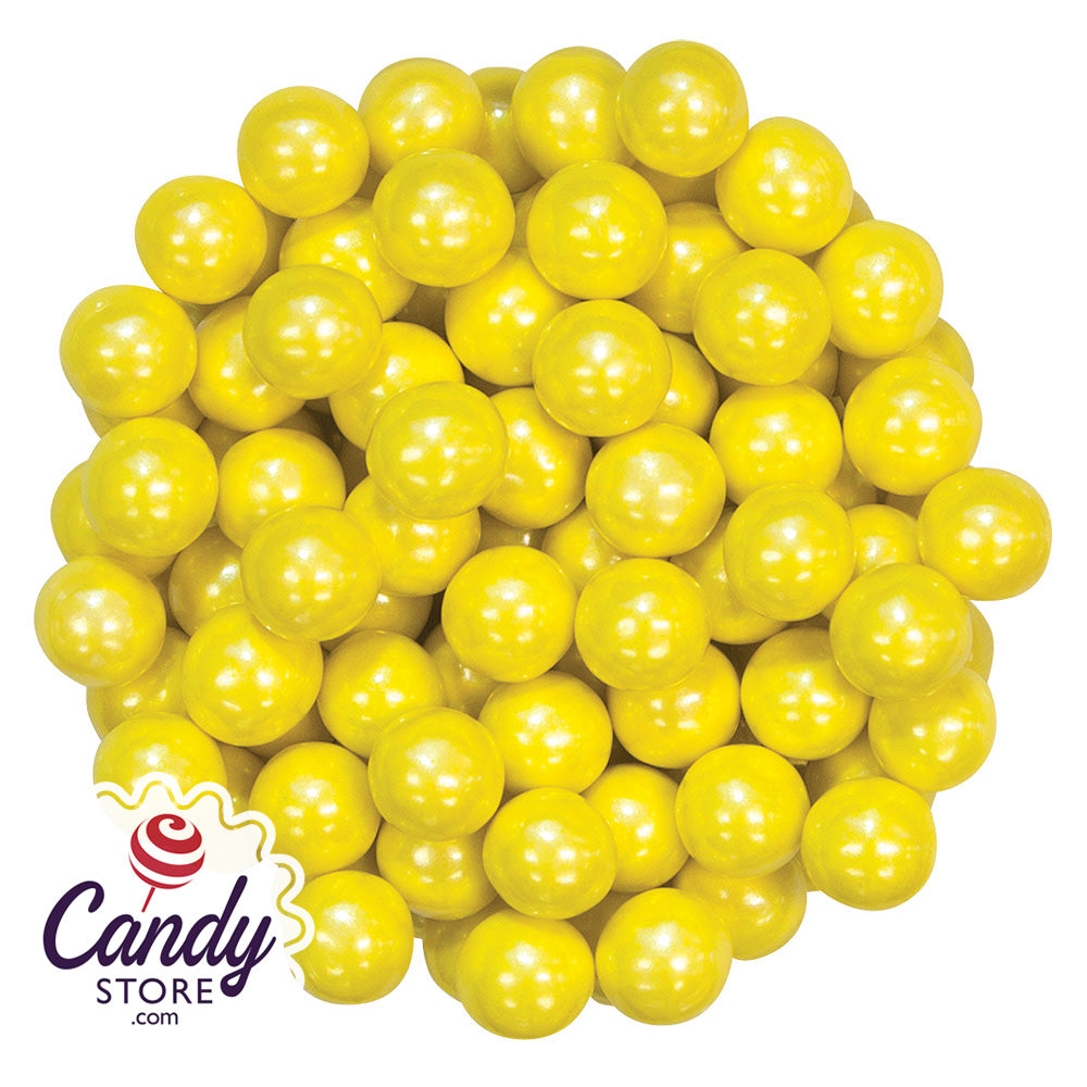 Shimmer Yellow Sixlets Candy 12lb - CandyStore.com