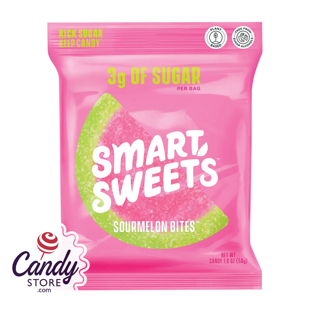 Smart Sweets Sour Melon Bites 12ct Pouches - CandyStore.com