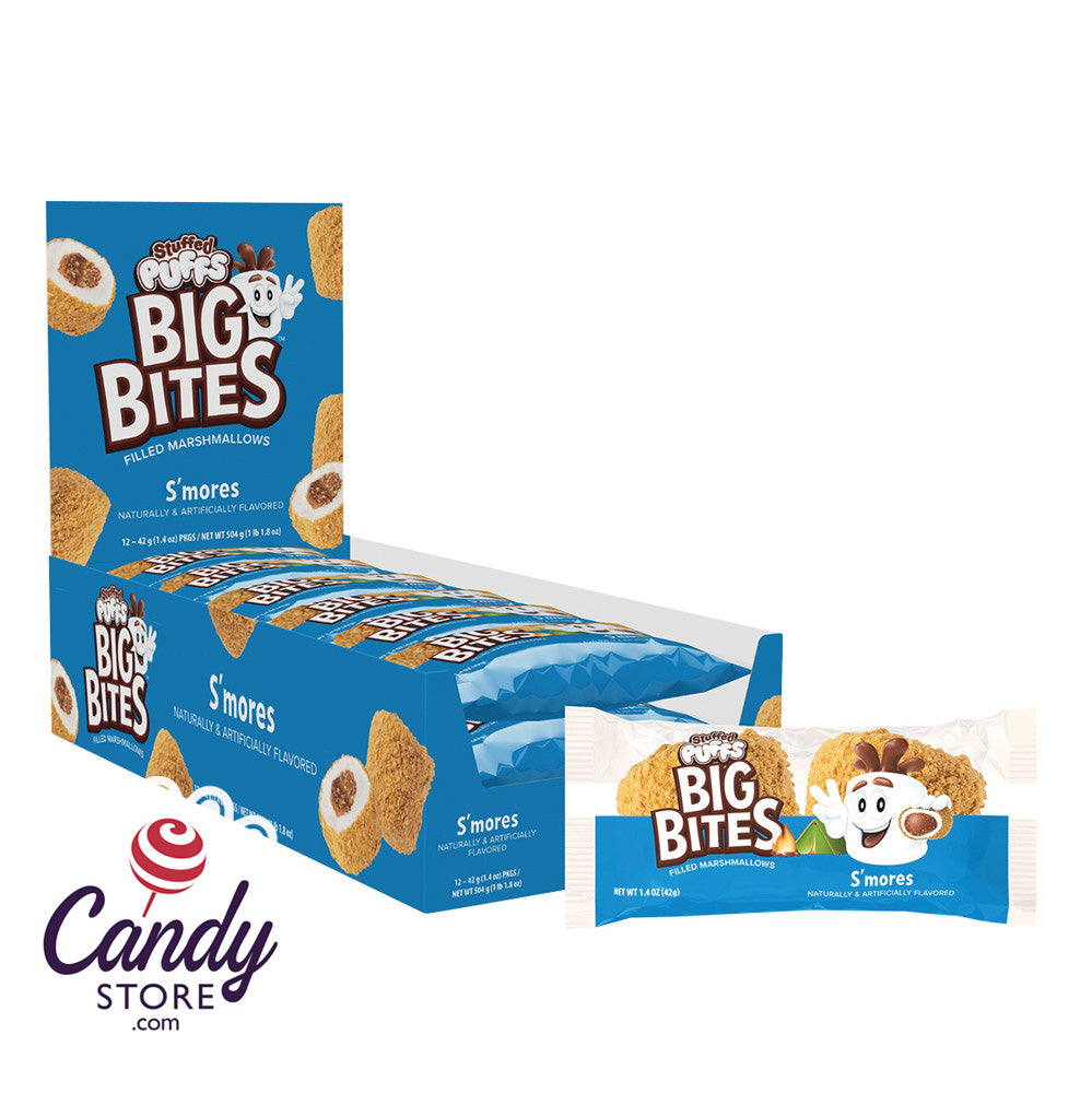 S'mores Stuffed Puffs Big Bites Twin Packs, 12ct - CandyStore.com