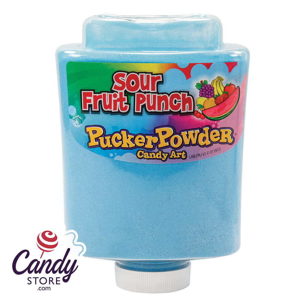 Pucker Powder Light Blue Sour Fruit Punch Bottle 1ct - CandyStore.com