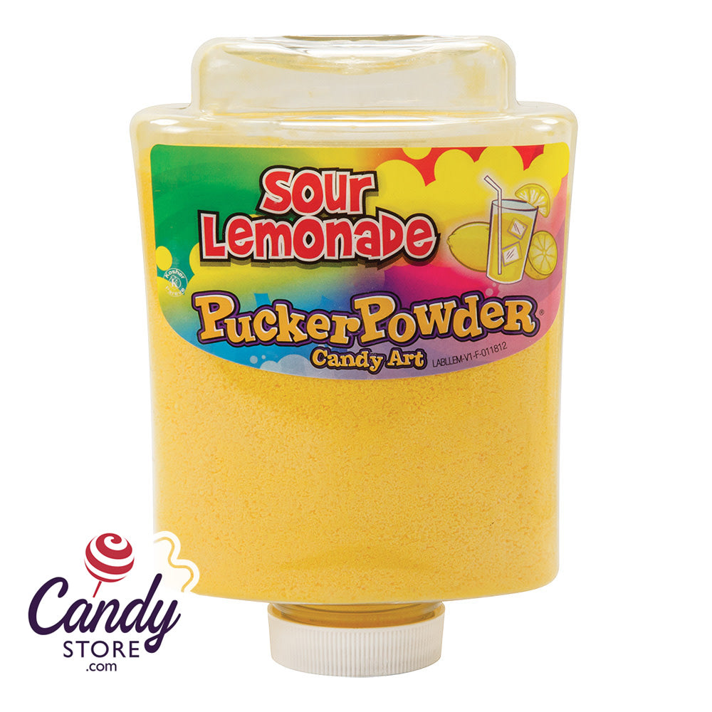 Pucker Powder Sour Yellow Lemonade Bottle 1ct - CandyStore.com