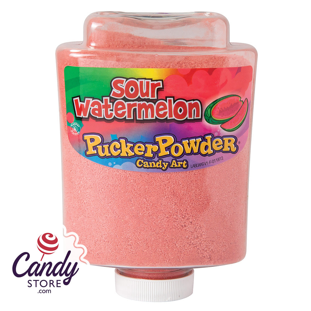 Pucker Powder Sour Red Watermelon Bottle 1ct - CandyStore.com