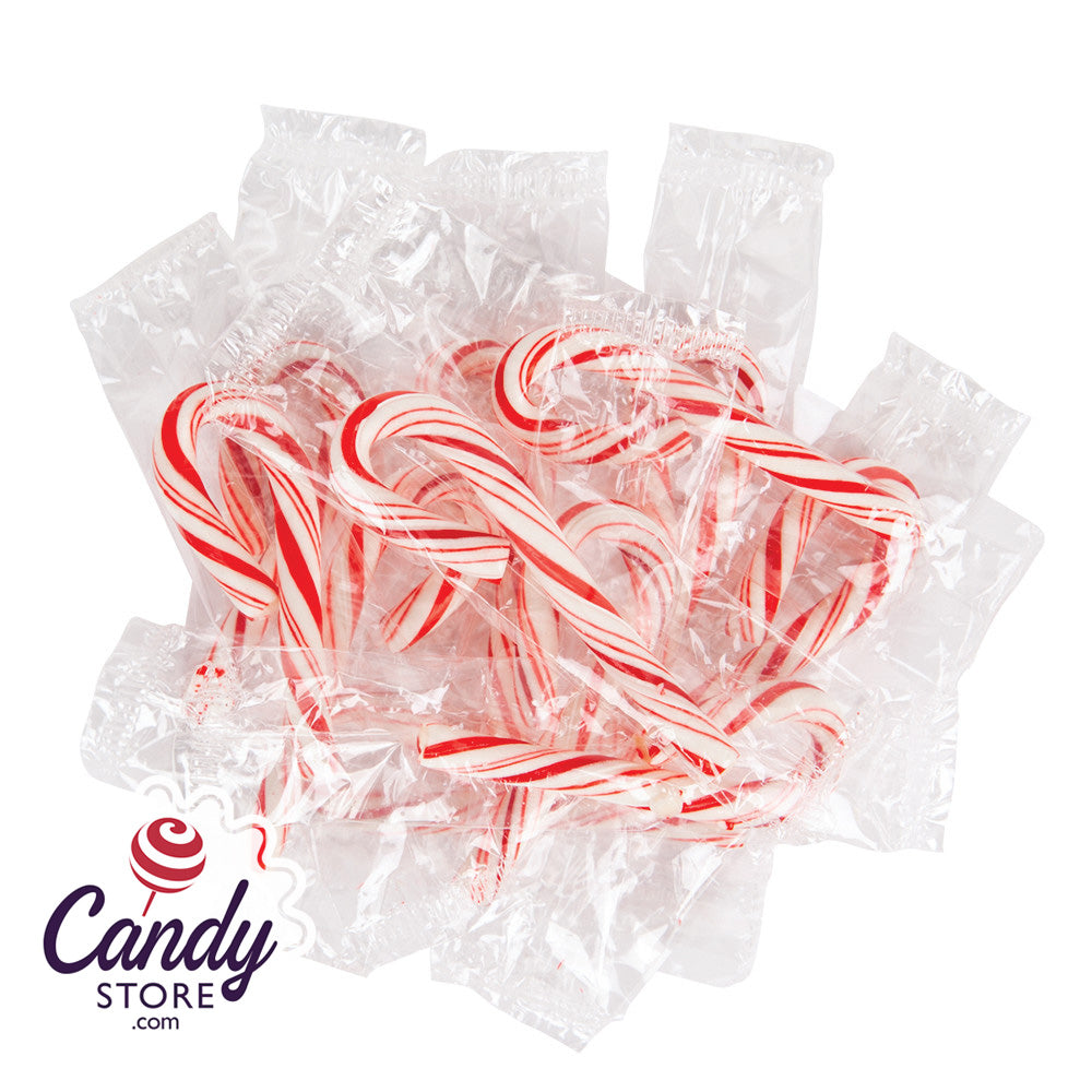 Mini Candy Canes Spangler 500ct - CandyStore.com