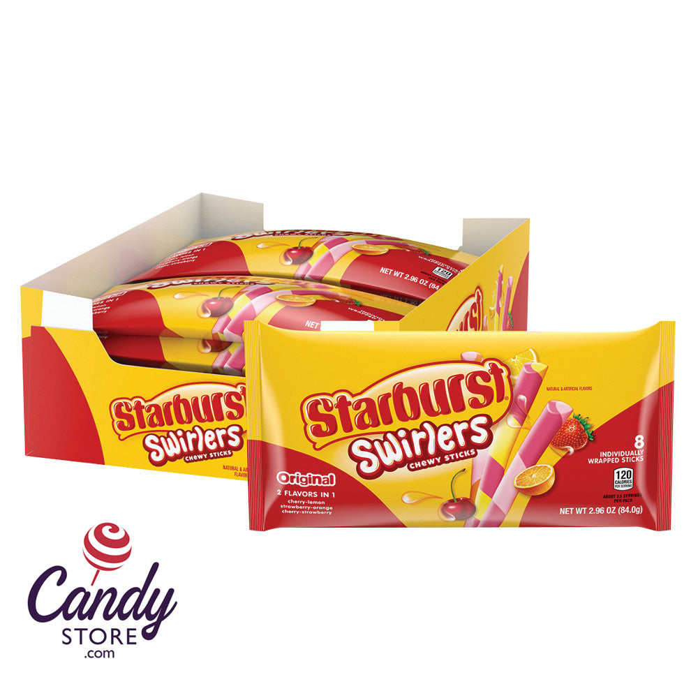Starburst Swirlers Chewy Sticks 10ct Share Size - CandyStore.com
