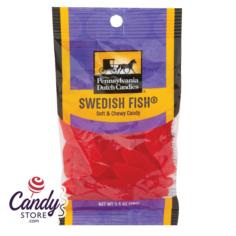 Swedish Fish Candy 12ct Peg Bags - CandyStore.com