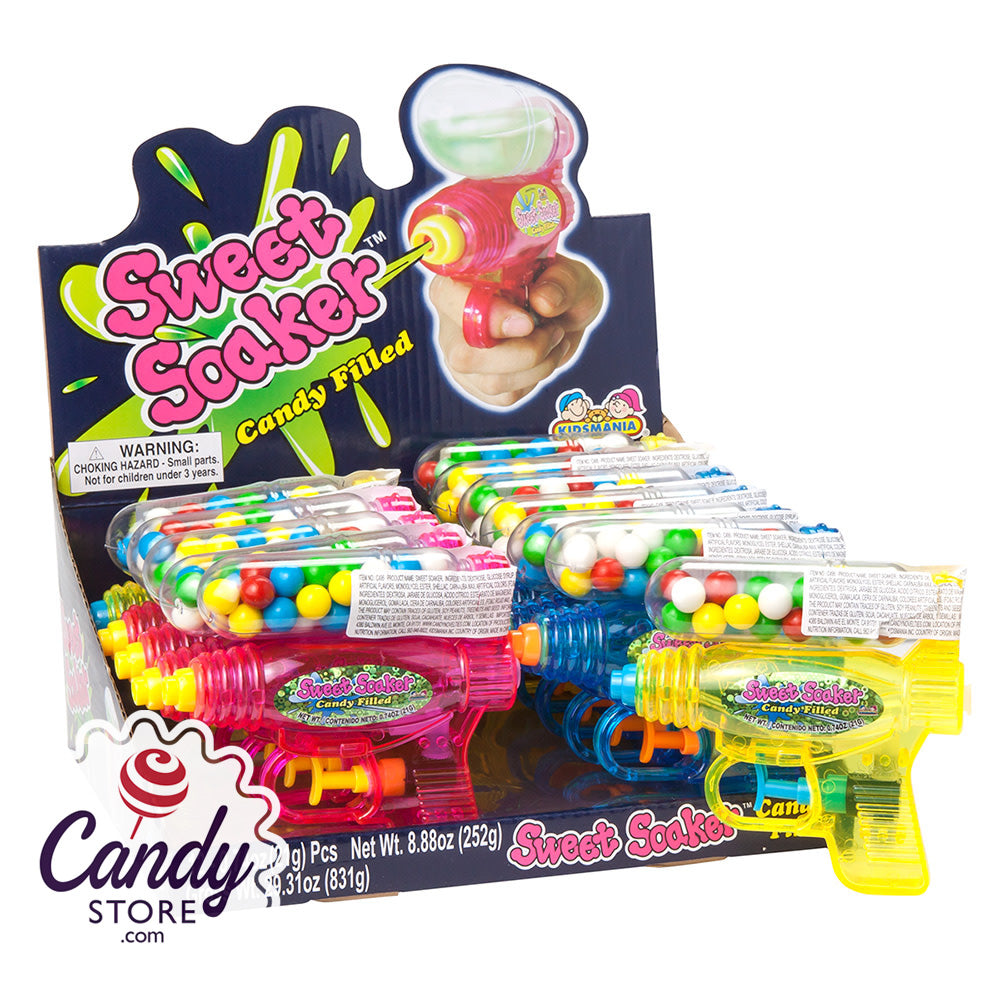 Sweet Soaker Candy-Filled Water Guns 12ct - CandyStore.com