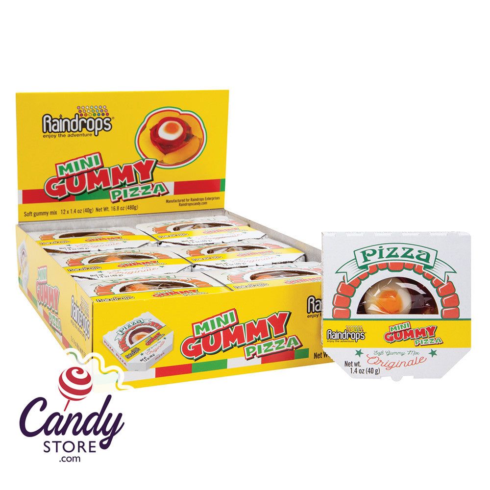 Mini Gummy Pizzas Candy 12ct - CandyStore.com