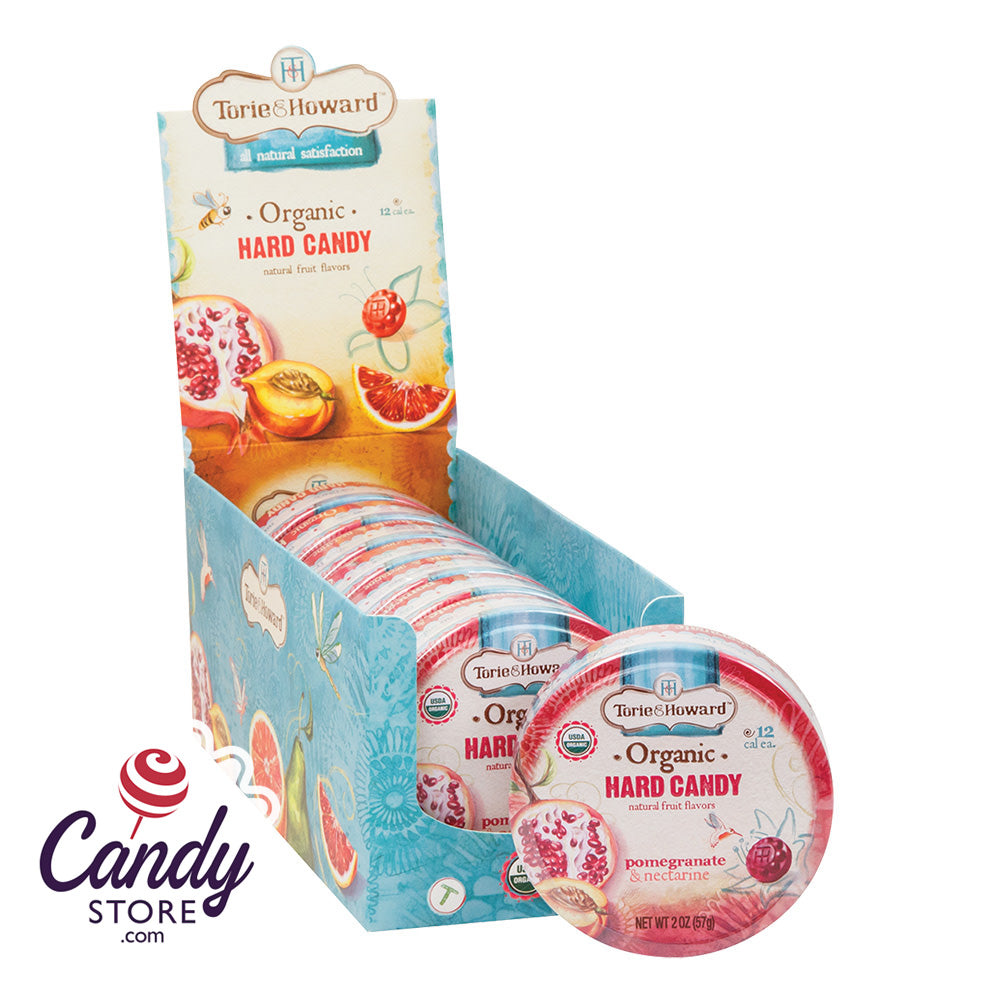 Torie & Howard Hard Candy Tins 8ct, Pomegranate & Nectarine ...