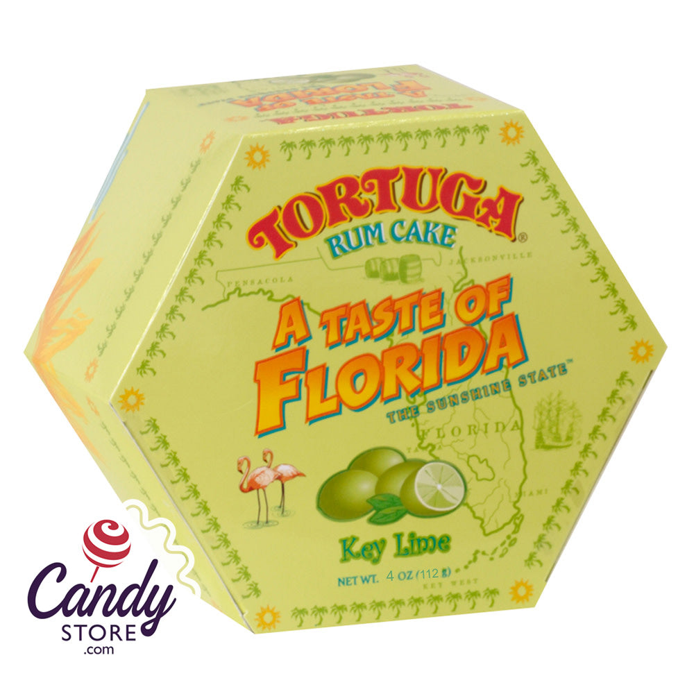 Tortuga Key Lime Rum Cakes A Taste Of Florida 12ct - CandyStore.com