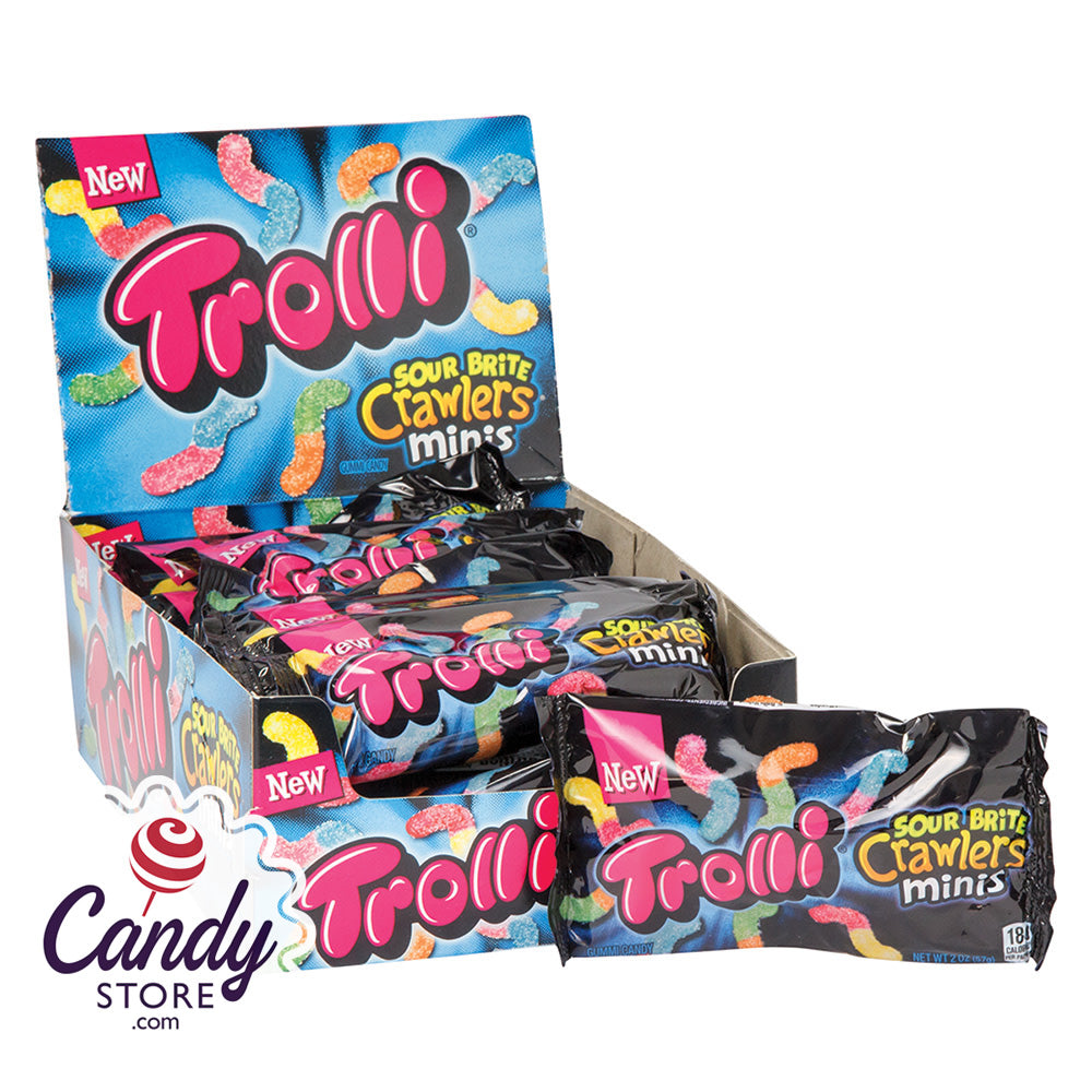 Trolli Minis Sour Brite Crawlers 18ct - CandyStore.com