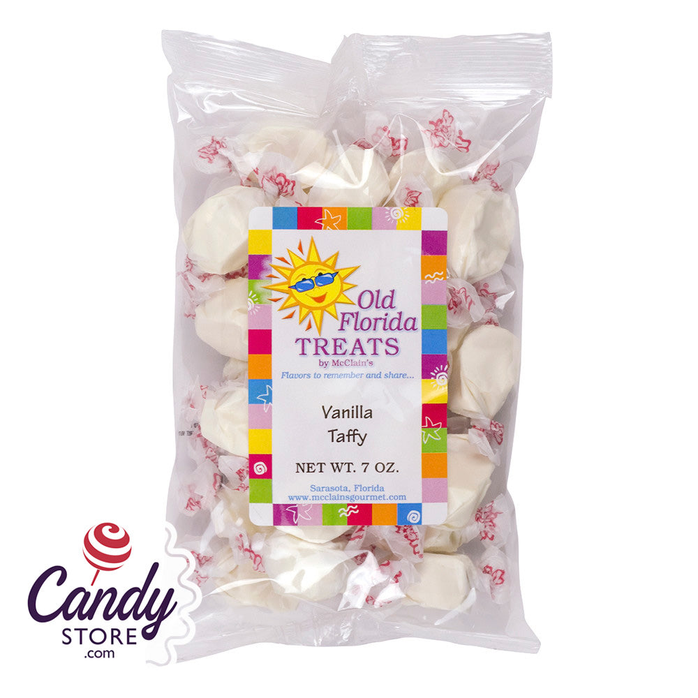 Vanilla Old Florida Treats Taffy 12ct Bags - CandyStore.com