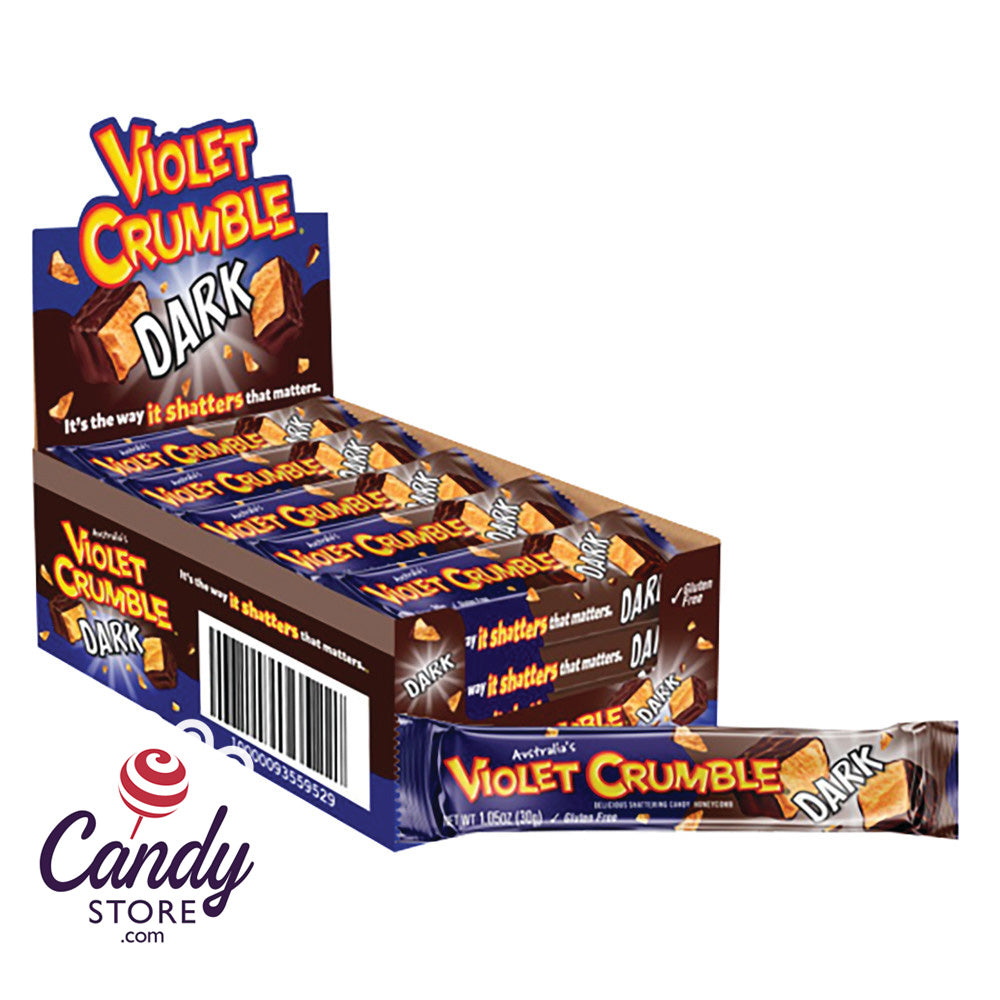 Dark Chocolate Violet Crumble Bars- 20ct - CandyStore.com