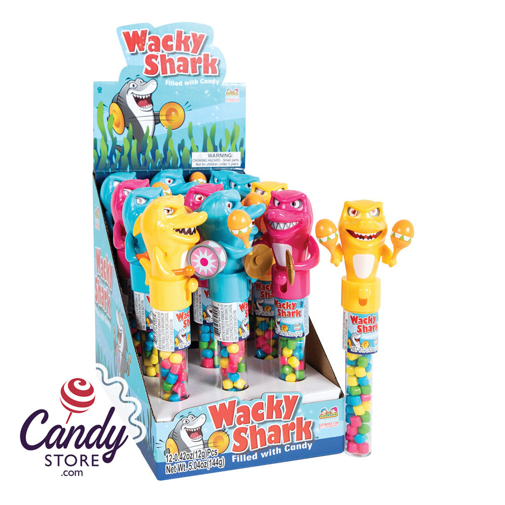 Wacky Shark Musical Toys Candy 12ct - CandyStore.com