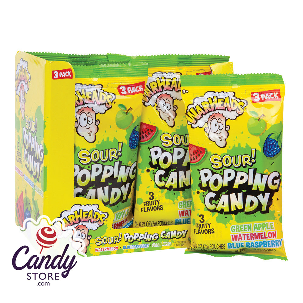 Warhead Sour Popping Candy 12ct - CandyStore.com
