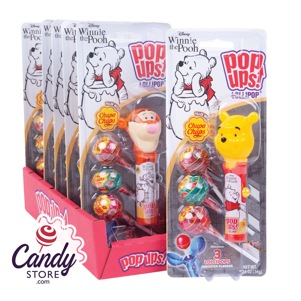 Winnie Pooh Pop-Ups Lollipop Protector 6ct Dispenser - CandyStore.com