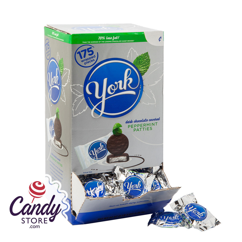 Mini York Peppermint Patties Candy 5.25lb - CandyStore.com